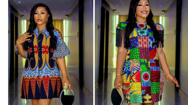 2024 Short African Dresses For All African Queen Around the World ...